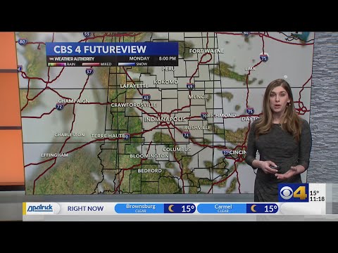 Alyssa Andrews Weather - CBS4 News at 11 - Indianapolis 2-5-22