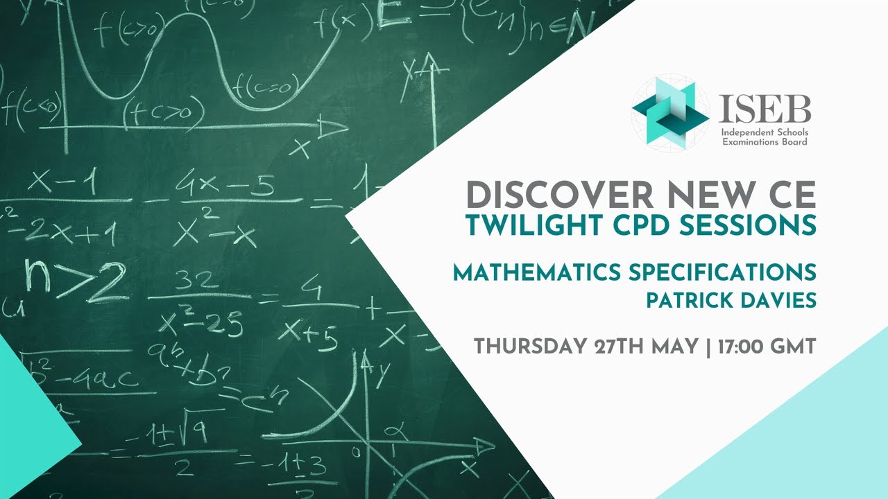 Twilight CPD Sessions | Mathematics