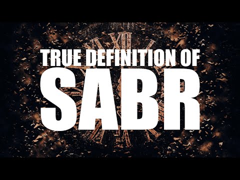 WHAT DOES SABR REALLY MEAN? - BEAUTIFUL EXPLANATION