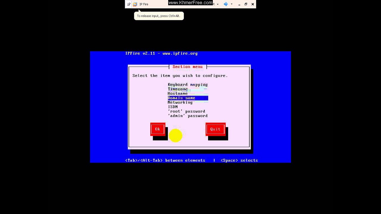 IP Fire Tutorial  Edit IP, Name, Domain, Time, Password root & admin in IP Fire