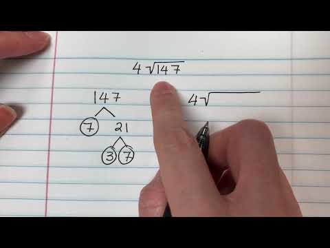 Algebra I STAAR 2019: Question 53: Simplifying Square Roots