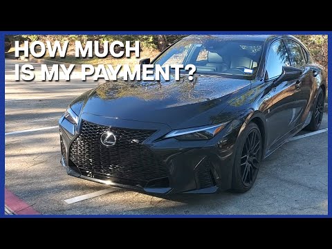 How much do I pay for my 2024 Lexus IS350 F Sport?