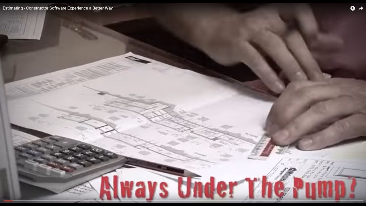 Estimating - Constructor Software Experience a Better Way