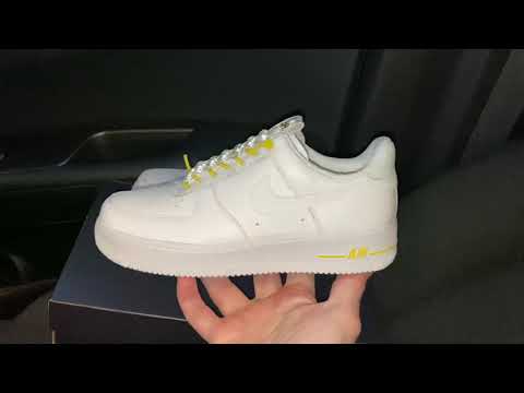 Nike Air Force 1 Lux Chrome Yellow Reflective womens shoes