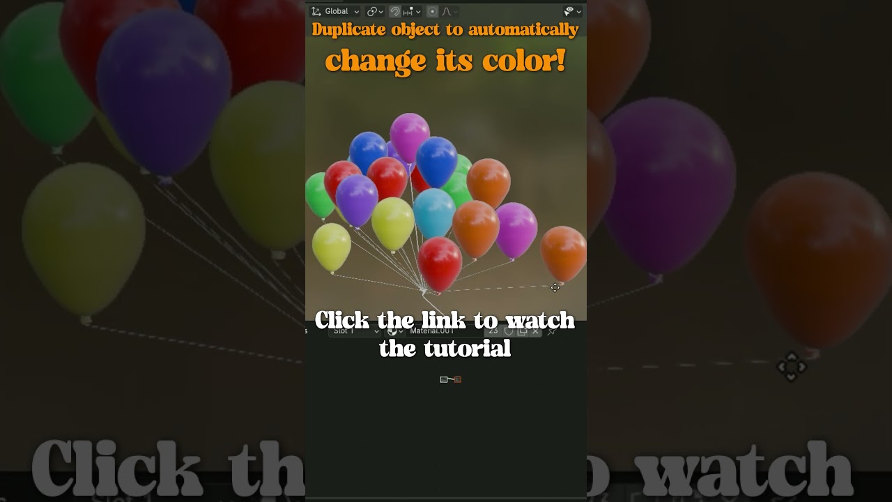 How to make procedural random color materials in Blender | Blender Tutorial