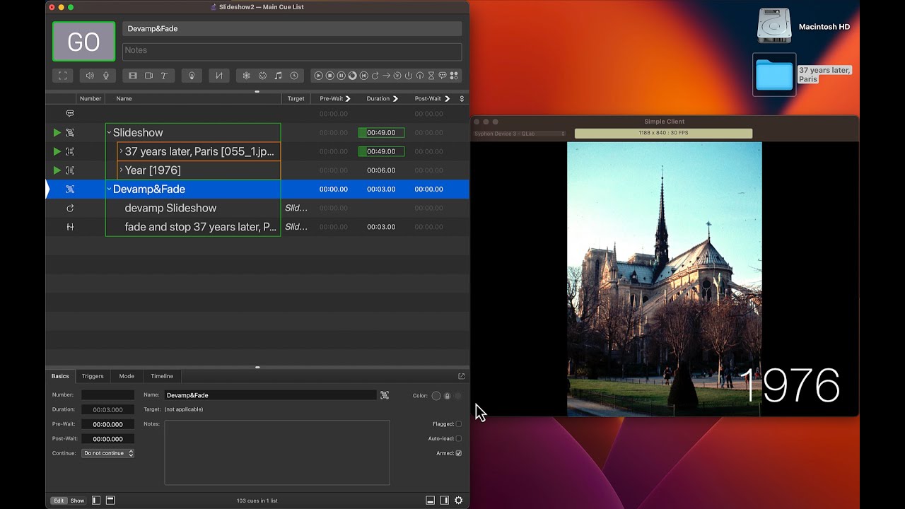 [QLab Tips] Make Slideshows