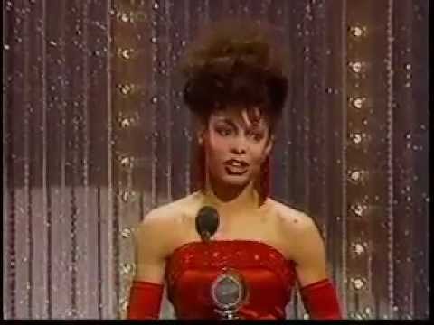 Leilani Jones wins 1985 Tony Award for Best Featured Actress in a Musical