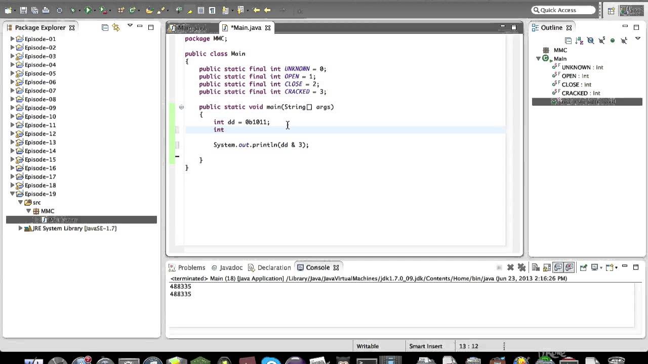 Java Tutorials: Episode 19 - Bitwise and Bitshift Operators