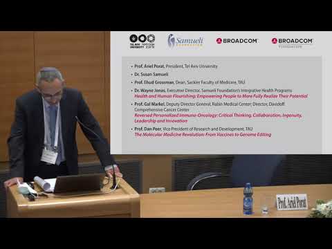 Prof. Ehud Grossman, Dean, Sackler Faculty of Medicine, TAU.
