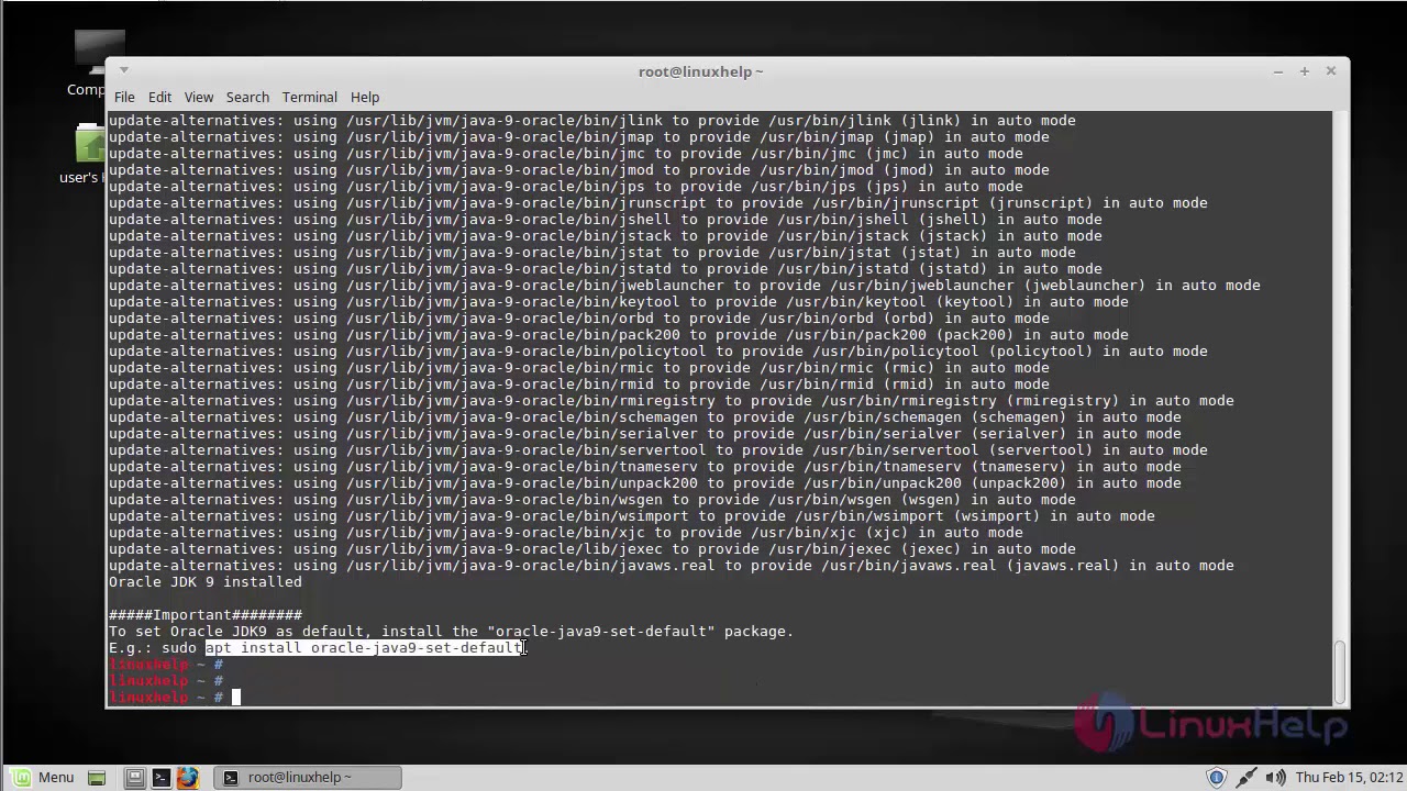 How to Install Java JDK9 on Linux Mint 18.3