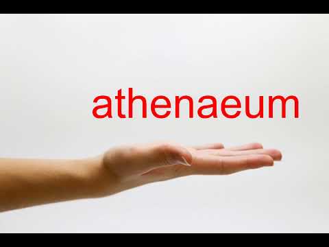 How to Pronounce athenaeum - American English
