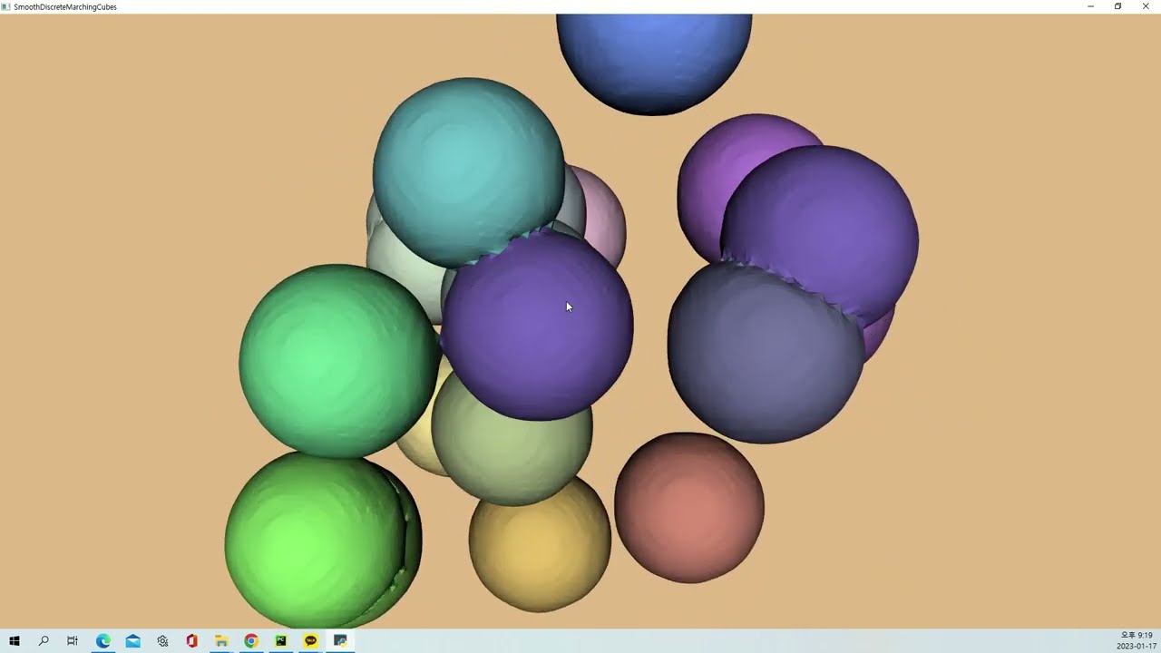 VTK Python Example - SmoothDiscreteMarchingCubes