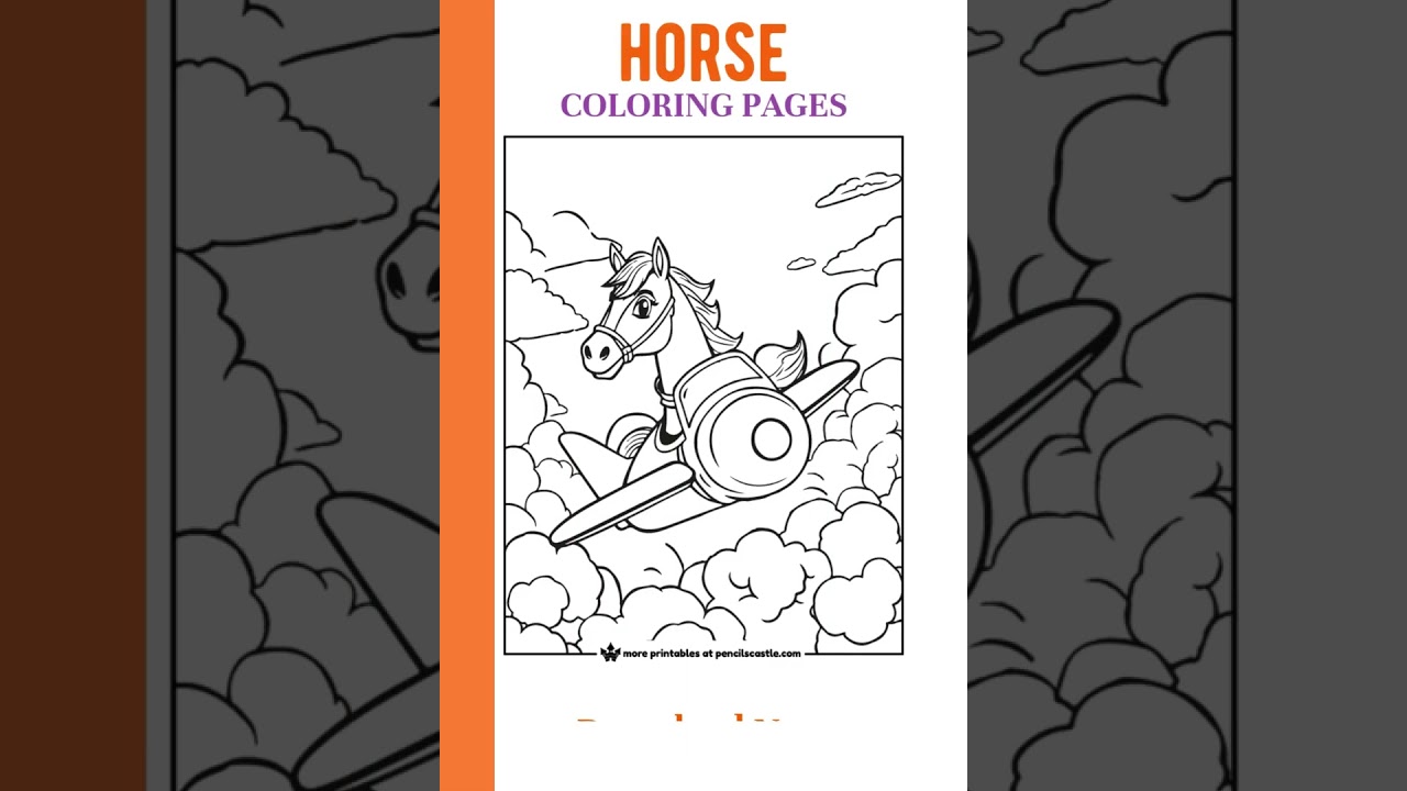 Horse Coloring Pages (Free Printable PDFs)