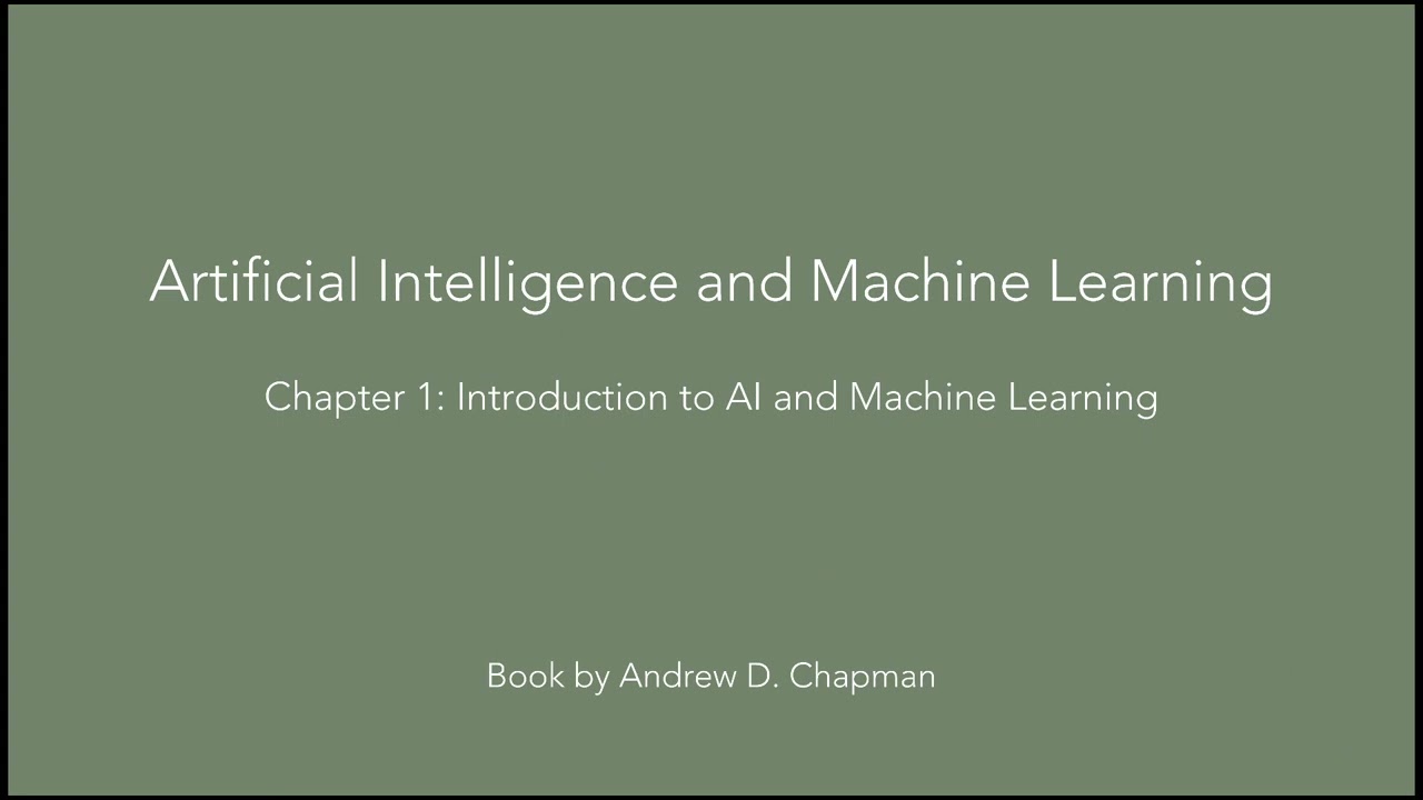 Intro to AI & Machine Learning: Audiobook for Autodidacts Ch.1