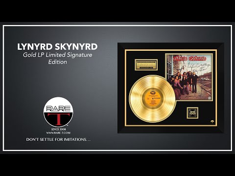 RARE-T REVIEWS: PRODUCT REVEAL - LYNYRD SKYNYRD Pronounced Lĕh-'nérd Skin-'nérd Gold LP Custom Frame