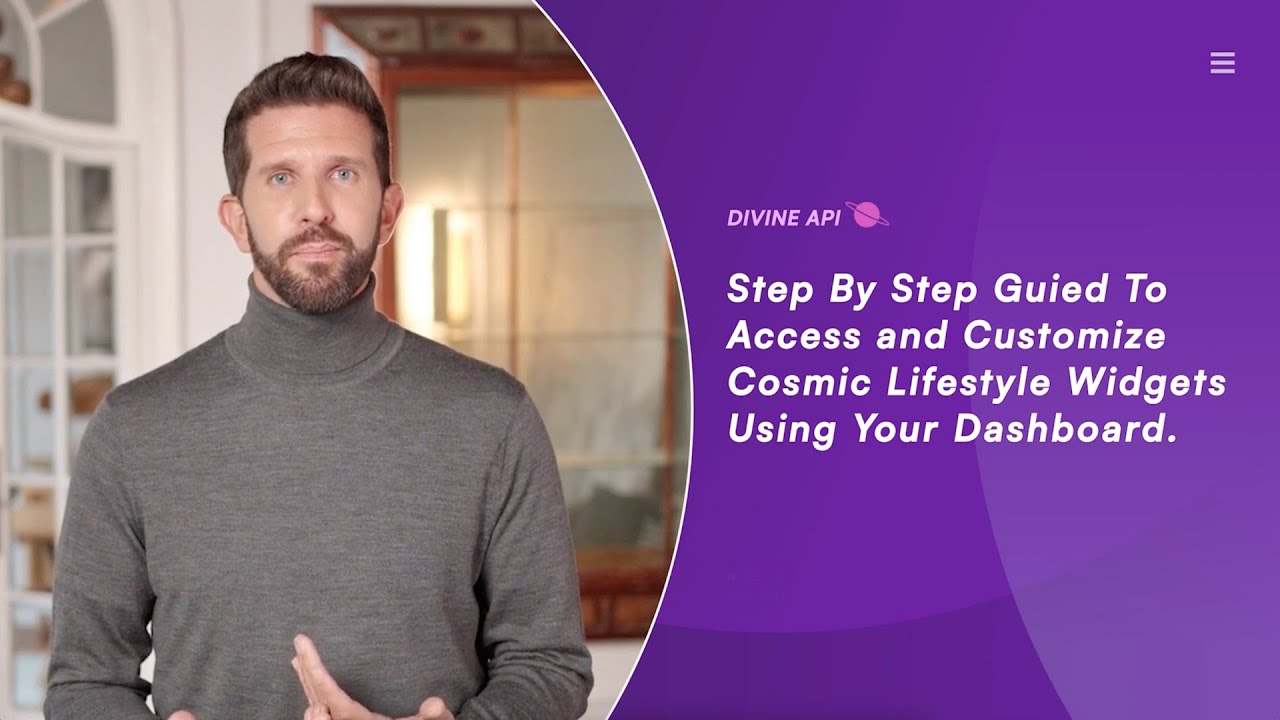 How To Set Up & Customize the Cosmic Lifestyle Widget |  Divine API