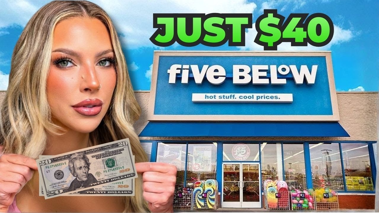 FULL FACE UNDER $40 AT FIVE BELOW! MAKEUP CHALLENGE!