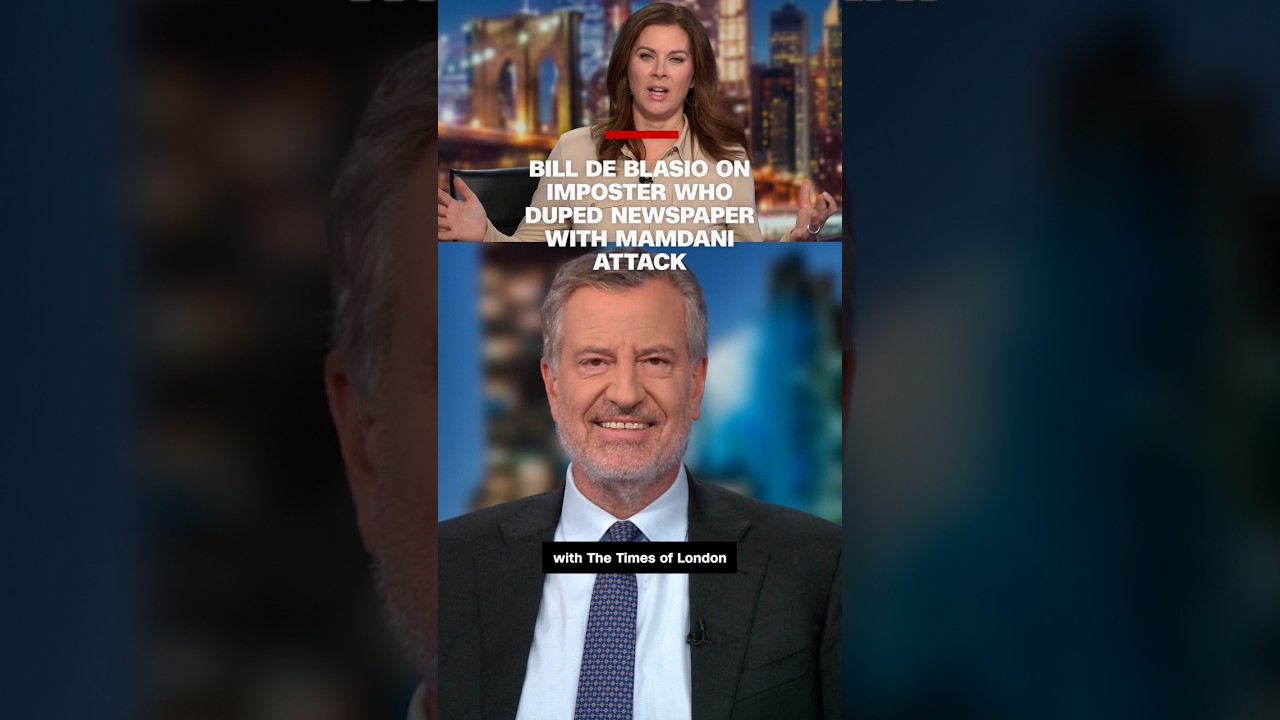 Bill de Blasio on imposter who duped newspaper with Mamdani attack