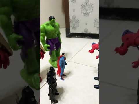 AVENGERS TOYS, Spiderman story, Action Figures, Unboxing, Ironman, Thor, Hulk, Skibidi, Part 643