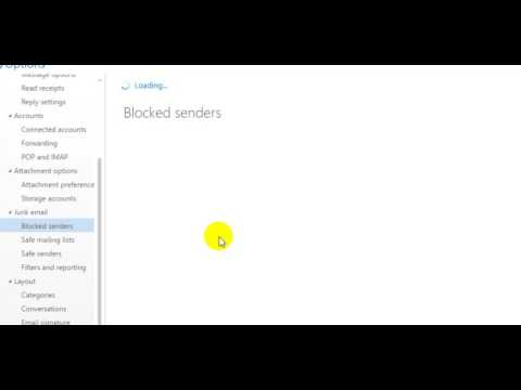 How to unblock contact email or domain in outlook webmail 365