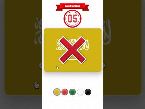 Can You Guess This Flag Before I Finish? | Saudi Arabia