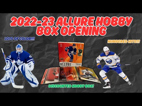 Colorful Numbered Cards and Autos - Opening 2022-23 Upper Deck Allure Hobby Box - Discounted Rip!
