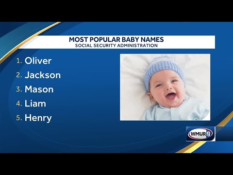 NH's most popular baby names of 2018: Oliver and Olivia