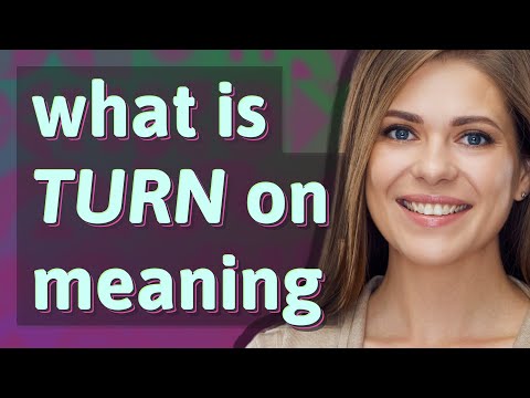 Turn on | meaning of Turn on