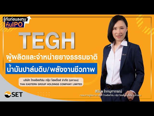 รู้ทันก่อนลงทุนหุ้น IPO : TEGH บริษัท ไทยอีสเทิร์น กรุ๊ป โฮลดิ้งส์ จำกัด (มหาชน ...