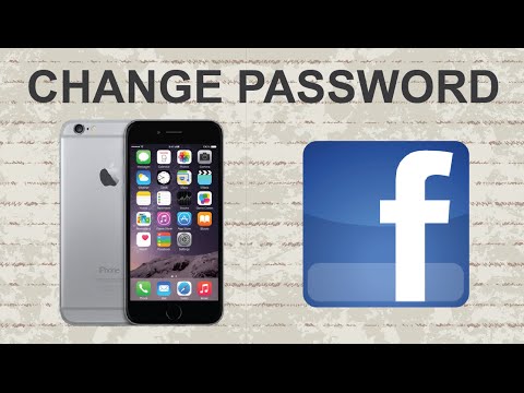 How to change Facebook password on mobile app