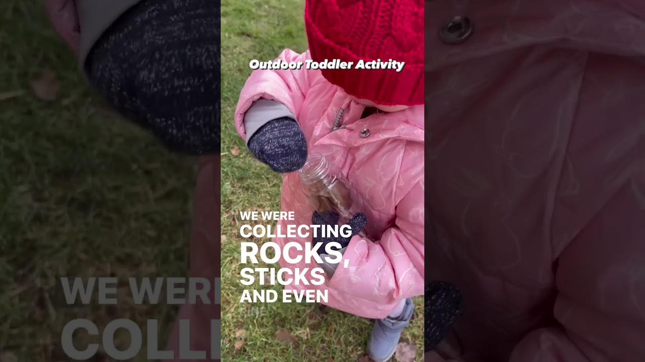 Easy Outdoor Toddler Activity Idea