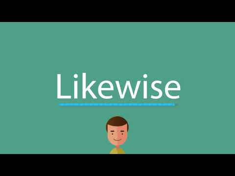 Likewise pronunciation
