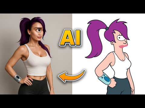 Futurama Characters in REAL LIFE (AI Generated Transformation)