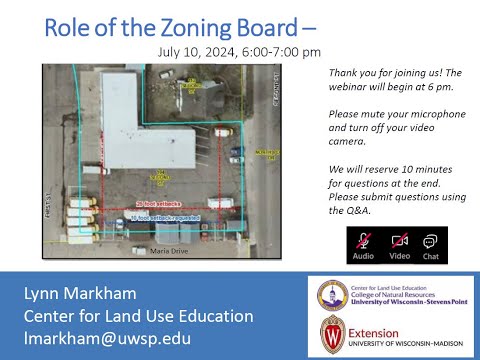 Introduction to the Zoning Board 07 10 2024