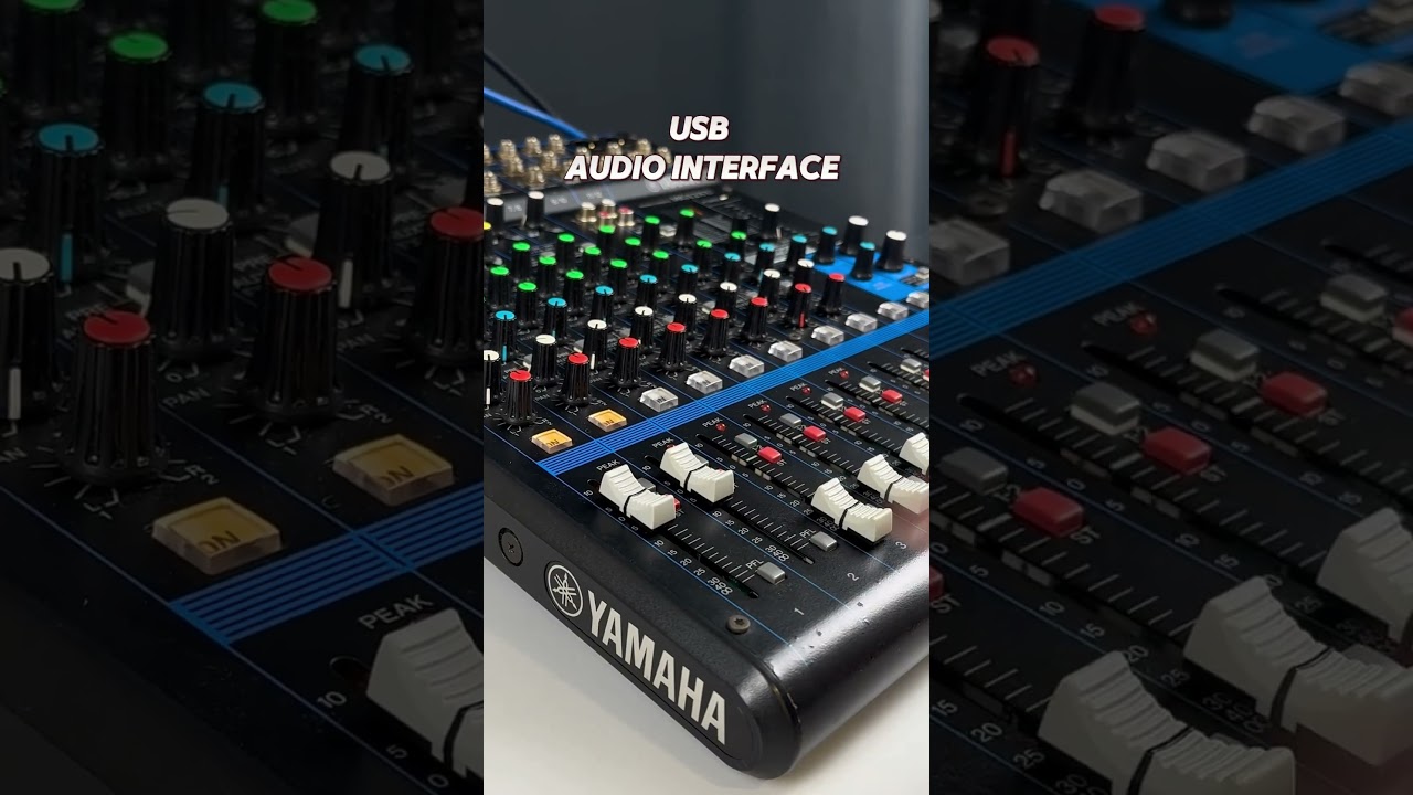 🎛️ Yamaha MG12XU Mixer – Clean sound, pro features!  #audiomixer #musicproduction  #soundcity