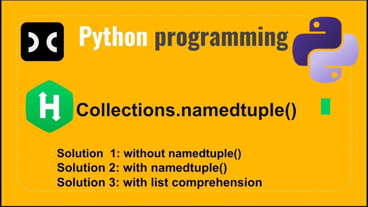 Collections namedtuple() | HackerRank | Collections | Python Programming | Coding