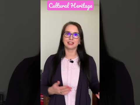 What does CULTURAL HERITAGE mean? #culturalheritage