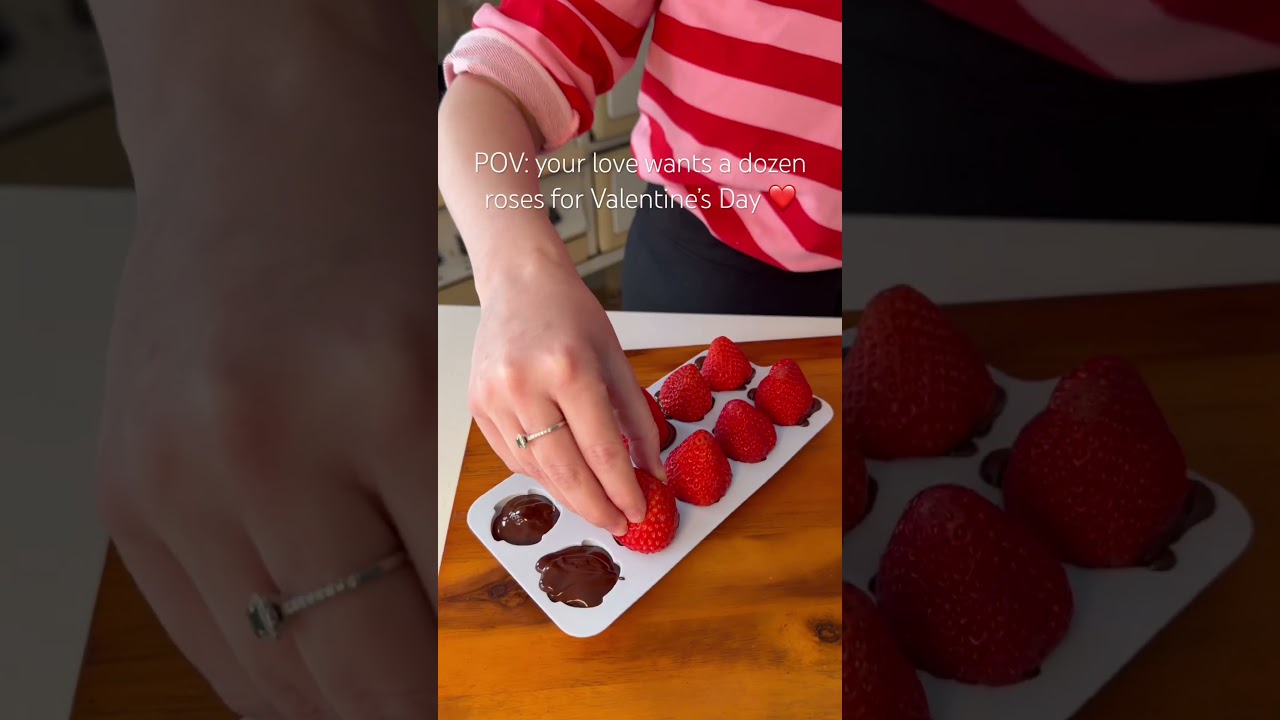 Valentine’s Day Roses 🌹 #recipe