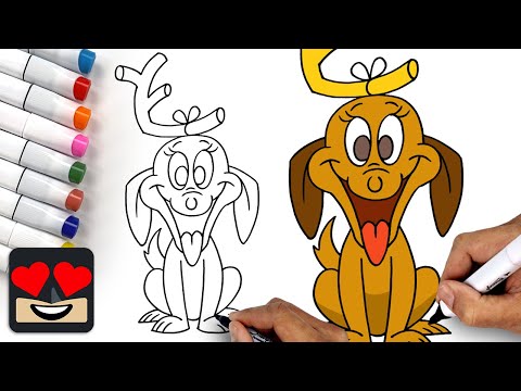 How To Draw Max | How the Grinch Stole Christmas