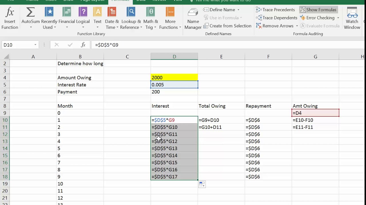 Using Excel   Creating a Spreadsheet Model Part 2