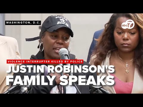 Watch the full press conference with family of DC violence interrupter killed by police