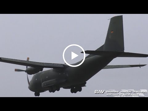 Transall C-160D - German Air Force 50+73 - touch and go at Landsberg Air Base