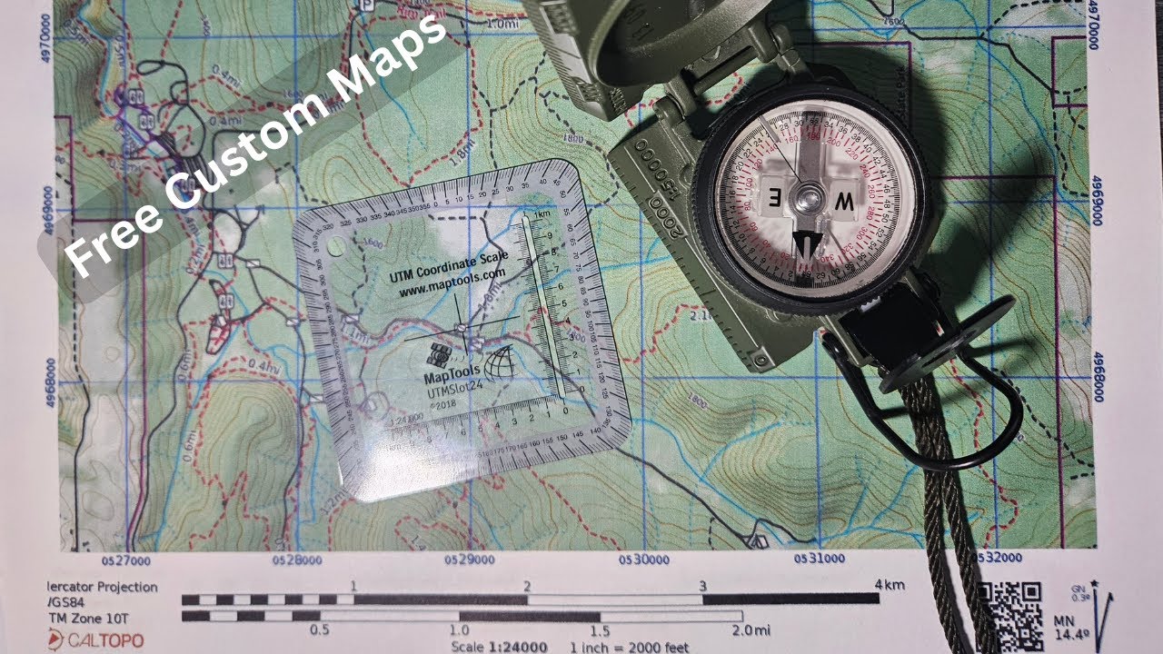 How to print free maps fast!:CalTopo Quick Tutorial
