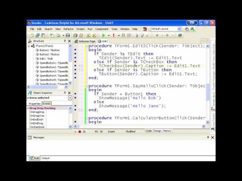 Sender parameters and As and Is operators - Delphi #18