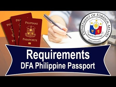 Requirements | Philippine Passport | DFA (UPDATE)