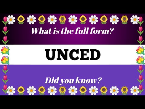 Full Form of UNCED.