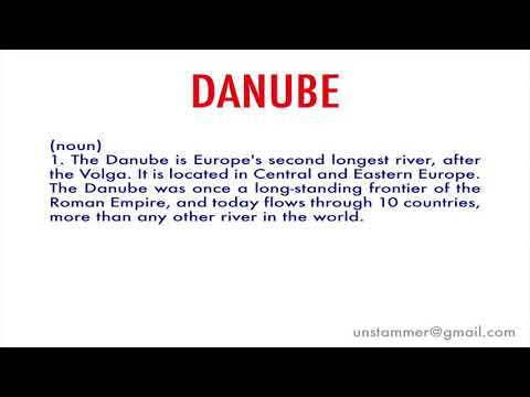 How to Pronounce Danube