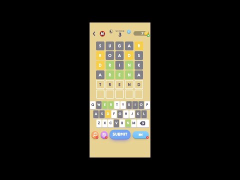 Wordle! (by Lion Studios Plus) - free word puzzle game for Android - gameplay.