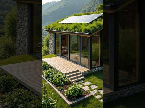 Living in a Solar-Powered Sod House! 🤯🌱 | Off-Grid Eco Home Tour!