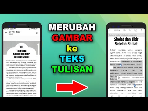 TERMUDAH! Cara Merubah Gambar Menjadi Teks di HP